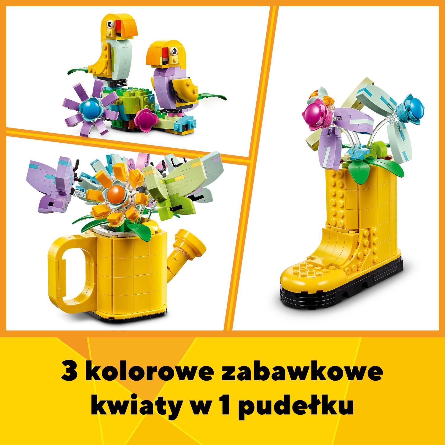 Lego CREATOR 31149 Kwiaty w konewce - Księgarnia Natuli